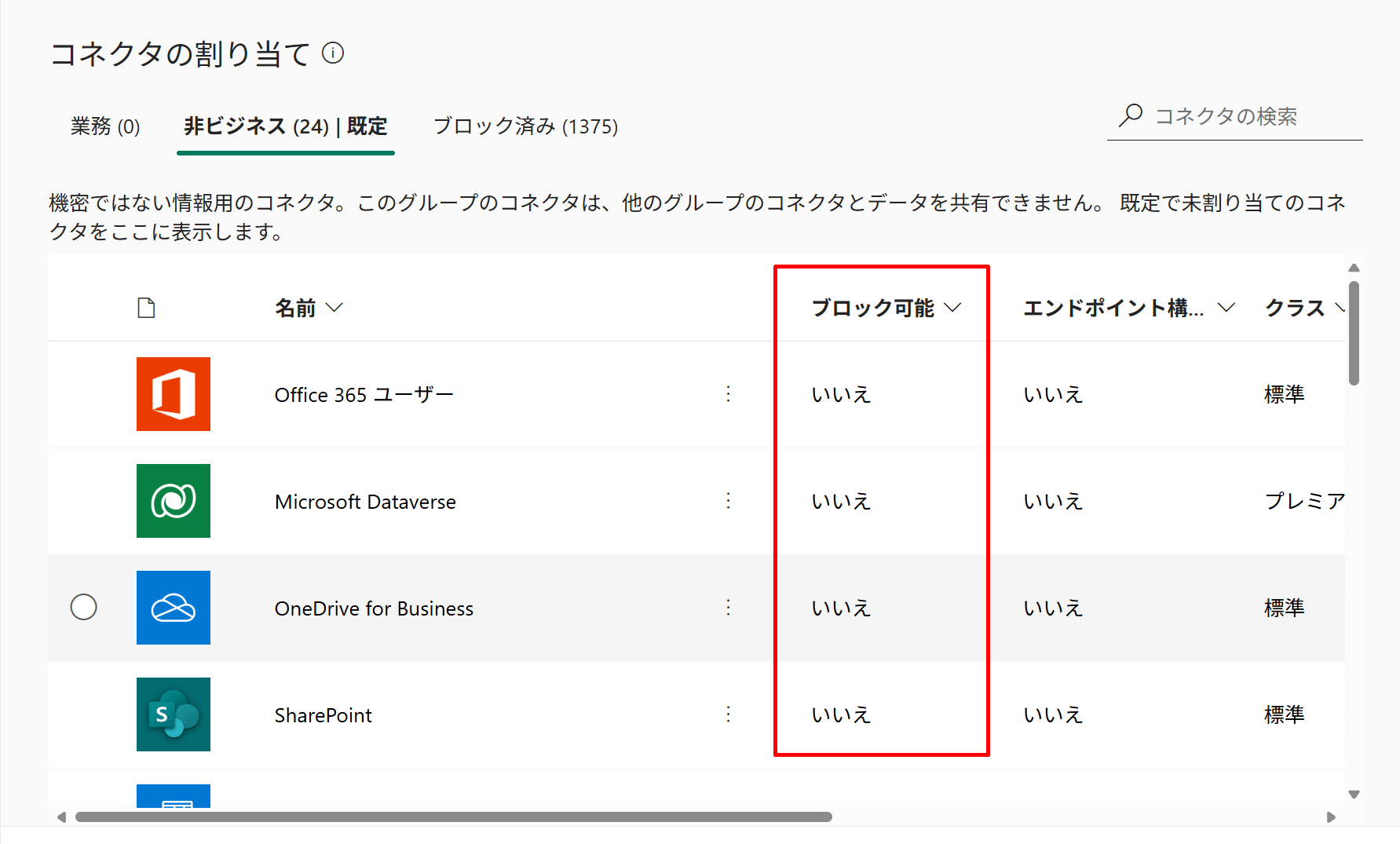 DLPポリシー | Power Platform | ギークフジワラ